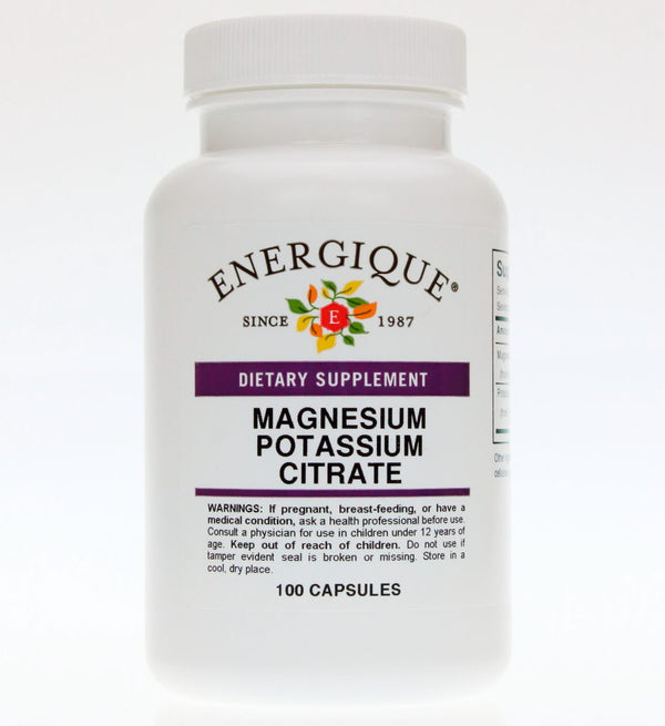 Magnesium/Potassium Citrate (100 caps) from Energique® – Essential Vitamins